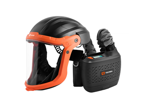 FreFlow V1 PRO with G10 Bump Cap Face Shield-Products-TECMEN